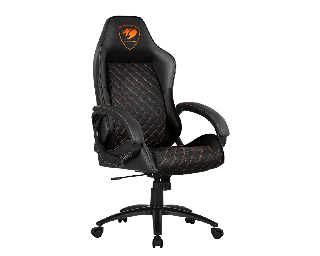 Cougar Fusion Black Gaming Chair Black Saga 2 Go